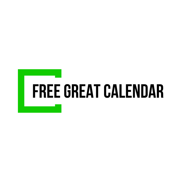 Free Monthly Calendar for 2021 or 2022 - Free Great Calendar